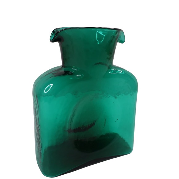 BLENKO | Dining | Vintage Blenko Carafe Double Spout Glass Pitcher ...